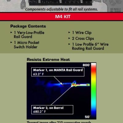 M4 Carbine Length Rail Kit - Manta Defense Weapon Accessories